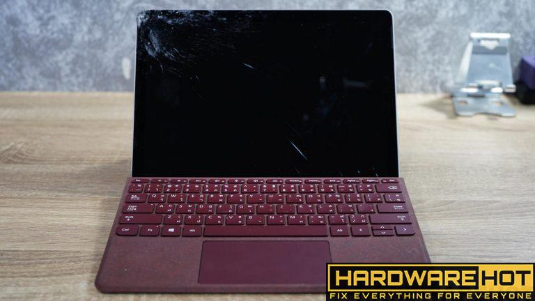 เปลี่ยนจอ MICROSOFT SURFACE GO 2 Model : 1901 อาการจอทัชกรีนแตก » HardwareHot